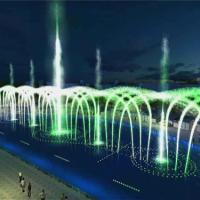 China Custom Circular LED Fountain with Musical Control - IPX4 Waterproof Rating and Under 45dB Noise Level for sale
