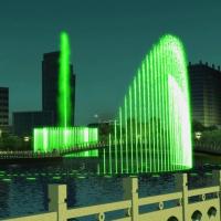 China Modern Musical Water Curtain Fountain with Multimedia Control - Custom Sizes, Stainless Steel Construction & CE Certified for sale