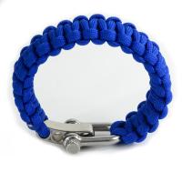 China Custom Adjustable Paracord Survival Bracelet Perfect for Outdoor Survival Situations for sale