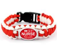 China Fashion Bracelet Custom Fashion Handmade 550 Paracord Survival Bracelet for sale