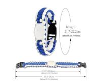 China Fashion Bracelet Custom Fashion Handmade 550 Paracord Survival Bracelet for sale