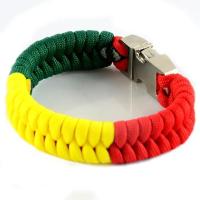 China Metal Release Buckle Emergency Paracord Survival Bracelet for Outdoor Adventures for sale