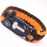 China Outdoor Emergency Fire Starter Paracord Survival Bracelet for Backpacking for sale