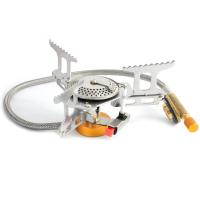 China Outdoor 145mm Stainless Steel Portable Folding Picnic Camping Gas Stove for Benefit for sale