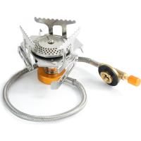 China Outdoor 145mm Stainless Steel Portable Folding Picnic Camping Gas Stove for Benefit for sale