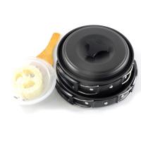China Picnic Accessories 2-3 Person Outdoor Camping Pot Set with Aluminum Cookware Mess Kit for sale