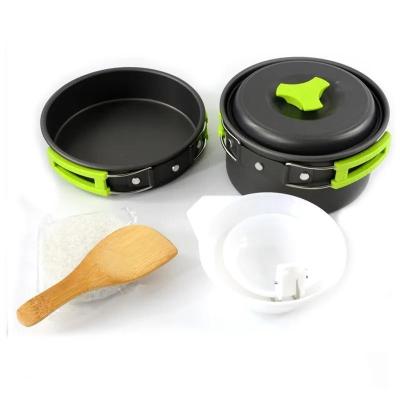 China 152X72MM Outdoor Picnic Kitchen Cookware Set for 2-3 People Lightweight and Versatile for sale