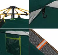 China 3-4 Person Automatic Portable Folding Camping Tent for Outdoor Waterproof Customized for sale