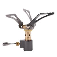 China Stainless and Copper Mini Butane Gas Cooking Stove Burner for Outdoor Camping Cooking for sale