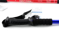 China Outdoor Alpenstock Climbing Stick 90-135cm 4 Section Aluminum Telescopic Walking Stick for sale