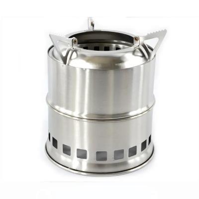 China Shipping Cost Portable Wood Burning Stove for Outdoor Camping Windproof and Folding for sale