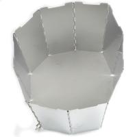 China Portable 10 Plates Aluminum Windscreen for Camping Stove Windproof and Lightweight for sale