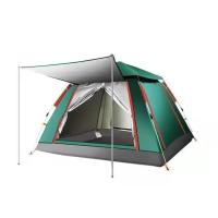 China Customized Automatic Camping Tent Waterproof Polyester Silver Coating for Family Outdoor for sale