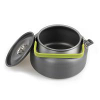 China 12x16cm Customization Aluminum Camping Teapot Portable Barbecue Kettle Coffee Pot for sale