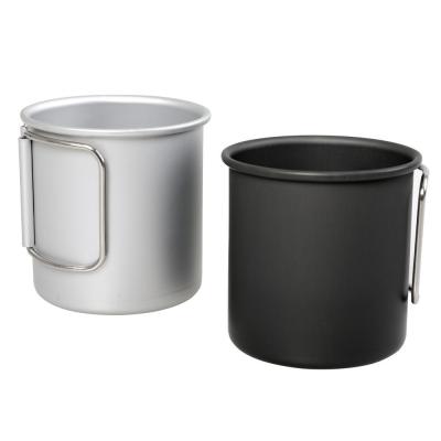 China Portable Lightweight Aluminum Camping Coffee Mug Folding Cup with 1 Piece Min.Order for sale