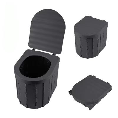 China Foldable Travel Toilet for Easy Transport and Storage 33x30x28cm Convenient Design for sale