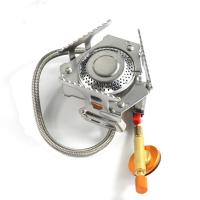 China Portable Camping Cooking Stove with 145mm Silver Portable Gas Burner Outdoor for sale