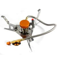 China Portable Camping Cooking Stove with 145mm Silver Portable Gas Burner Outdoor for sale