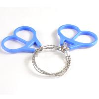 China Silver Outdoor Survival Wire Saw Emergency Mini Hand Pocket Steel Saw Cutting Tools for sale