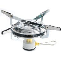China Outdoor Mini Camping Gas Stove with Stainless and Copper Portable Folding Gas Oven for sale