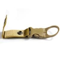 China Outdoor Tactical Nylon Strap Keychain Water Bottler Holder Clip for Customized Request for sale