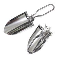 China Mini Stainless Steel Folding Shovel Multi-functional for Camping and Gardening Needs for sale