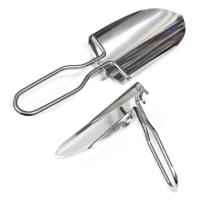 China Mini Stainless Steel Folding Shovel Multi-functional for Camping and Gardening Needs for sale