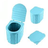 China Full Payment Outdoor Folding Camping Toliet ABS Plastic Movable Portable Travel Toliet for sale