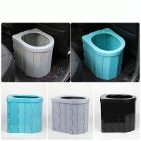 China Full Payment Outdoor Folding Camping Toliet ABS Plastic Movable Portable Travel Toliet for sale