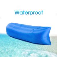 China Outdoor Portable Camping Air Sofa Waterproof Polyester Air Lounger for Beach or Camping for sale