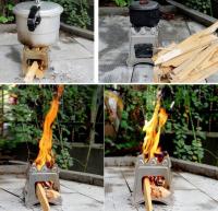 China Convenient Wood Stove for Camping and Picnic Package Size 18.00cm * 16.00cm * 15.00cm for sale