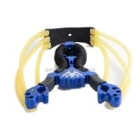 China Outdoor Hunting Metal Slingshot with Powerful Shooting Ability and Metal Material for sale