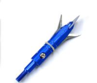 China 4.3X2.5cm Portable 100 Grain Metal Broadhead for Bow Archery Outdoor Hunting Arrow Head for sale