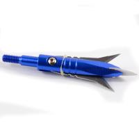 China 4.3X2.5cm Portable 100 Grain Metal Broadhead for Bow Archery Outdoor Hunting Arrow Head for sale