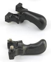 China Conical Arrowhead Metal Hunting Slingshot with Laser Light Sight Powerful Shooting for sale