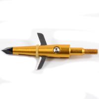 China Bow Arrow Silver 100grain Hunting Broadhead Stainless Steel Arrow Head for Archery for sale