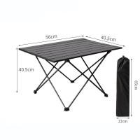 China Portable Picnic Barbecue Table Aluminum Alloy Folding Camping Table for Outdoor Dining for sale