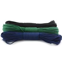China Typeiii Paracord 100FT 7 Cores 550 Parachute Cord with 4mm Diameter for sale