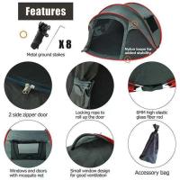 China Waterproof Instant Tent for Camping All Season Automatic Pop up Tent Capacity ≤2 for sale