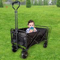 China Customized Oxford Outdoor Portable Camper Trailer Aluminum Folding Wagon Trolley Cart for sale