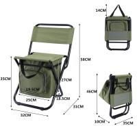 China US Currency Aluminum Alloy Portable Camping Folding Chair for Outdoor Activities for sale