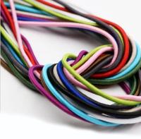 China 3mm Diameter High Strength Black Elastic Bungee Cord Rope for Heavy-duty Applications for sale