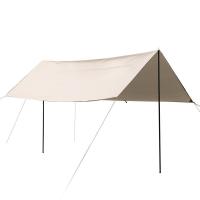 China Outdoor Polyester Camping Tarp Tent with Silver Coating and Single Skin Structure for sale