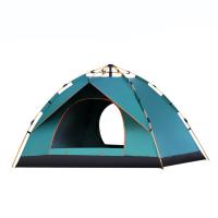 China Customized Request Outdoor Portable Automatic Waterproof Camping Tent Style 2 Doors for sale