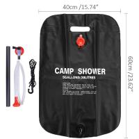 China Convenient PVC Solar Shower Bag for Camping Shipping Cost and Estimated Delivery Time for sale