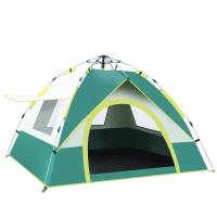 China Portable Canvas Tents Waterproof and Automatic Outdoor Glamping Tent with 2 Doors for sale