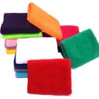 China Initial Payment Sport Cotton Wristband Wrist Sweatbands Wrist Support for Tennis for sale