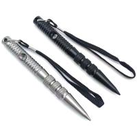 China Outdoor Window Glass Breaker Pen Grey Used for Camping Self Defense Tactical Pen for sale