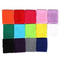 China Customization Option Sport Cotton Wristband for Adults Breathable Tennis Wrist Sweatband for sale