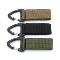 China 65x25mm Nylon Tactical Carabiner Lanyard Strap Keychain Return refunds Within 30 Days for sale